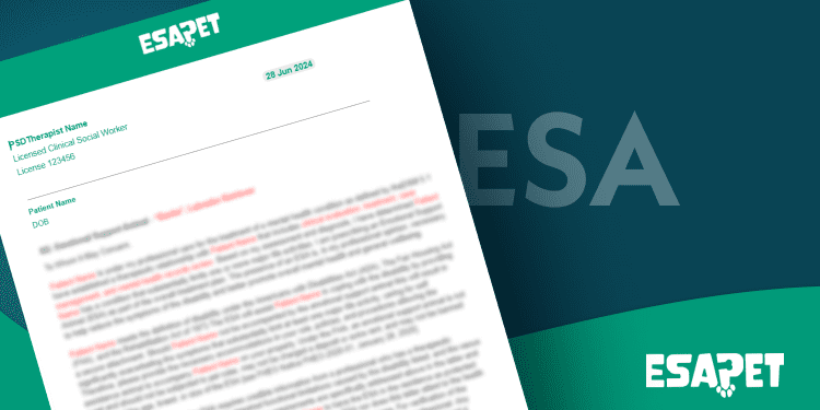 ESA Letter Example: What Should Be Included?